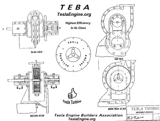 TESLA TURBINE ENGINE LINKS